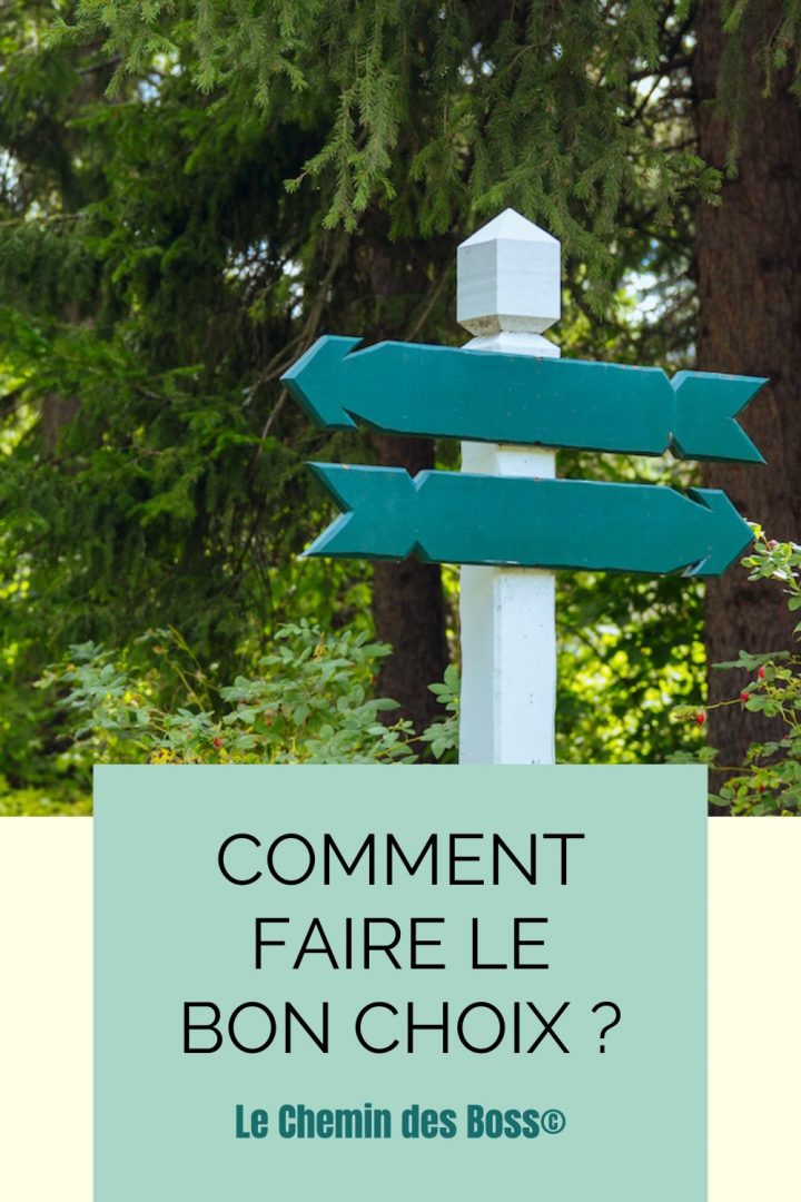 Comment faire le bon choix ? Le Chemin des Boss